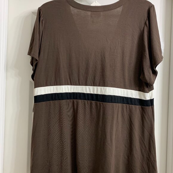 a.n.a | Tops | Ana Womens Brownivory Shirt Nwt | Poshmark
